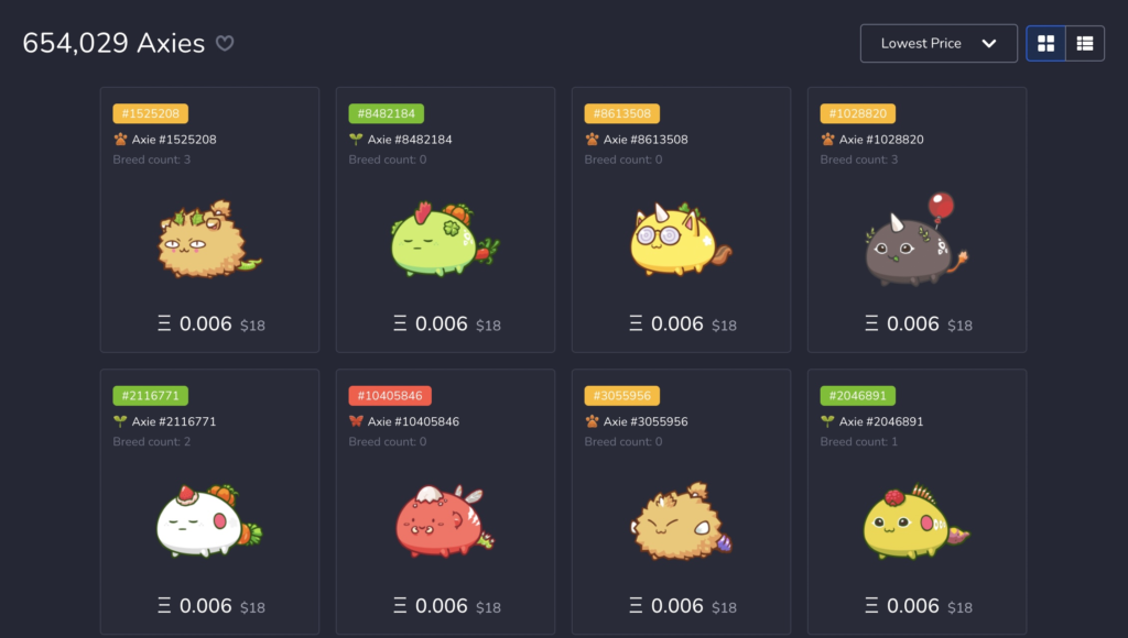 Axie Infinity Introduces New Feature to its Marketplace [Allows Trading ...